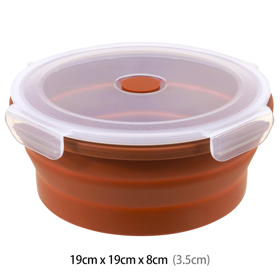 Creative Food Folding Silicone Storage Collapsible and Leakproof ...